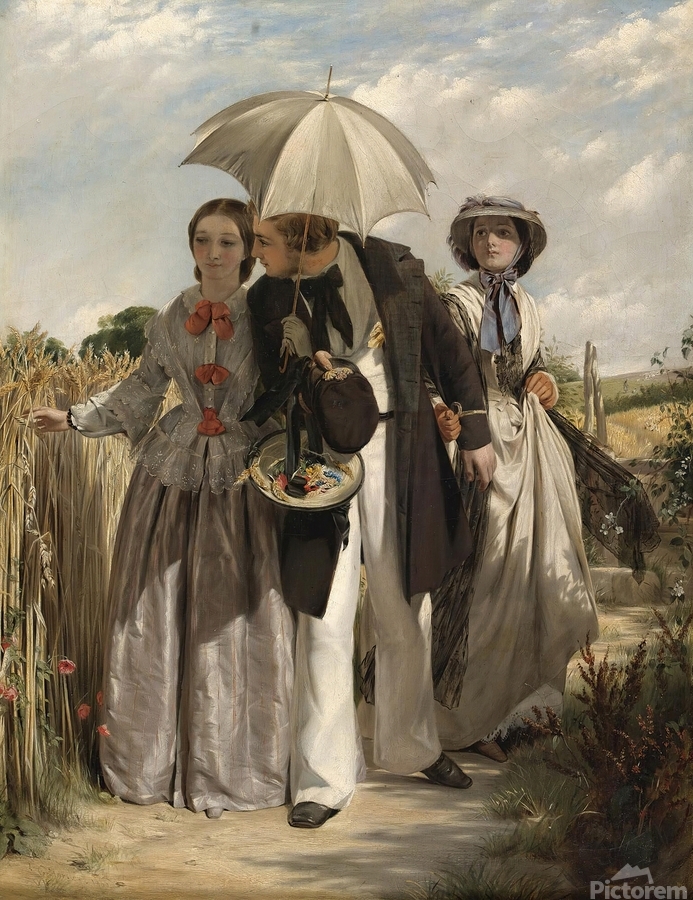 Showing A Preference [1860] by John Callcott Horsley [1817–1903] by ...