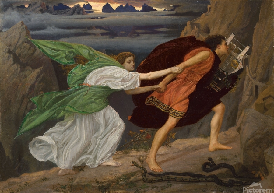 Orpheus and Eurydice [1862] by Edward John Poynter [1836–1919] by ...