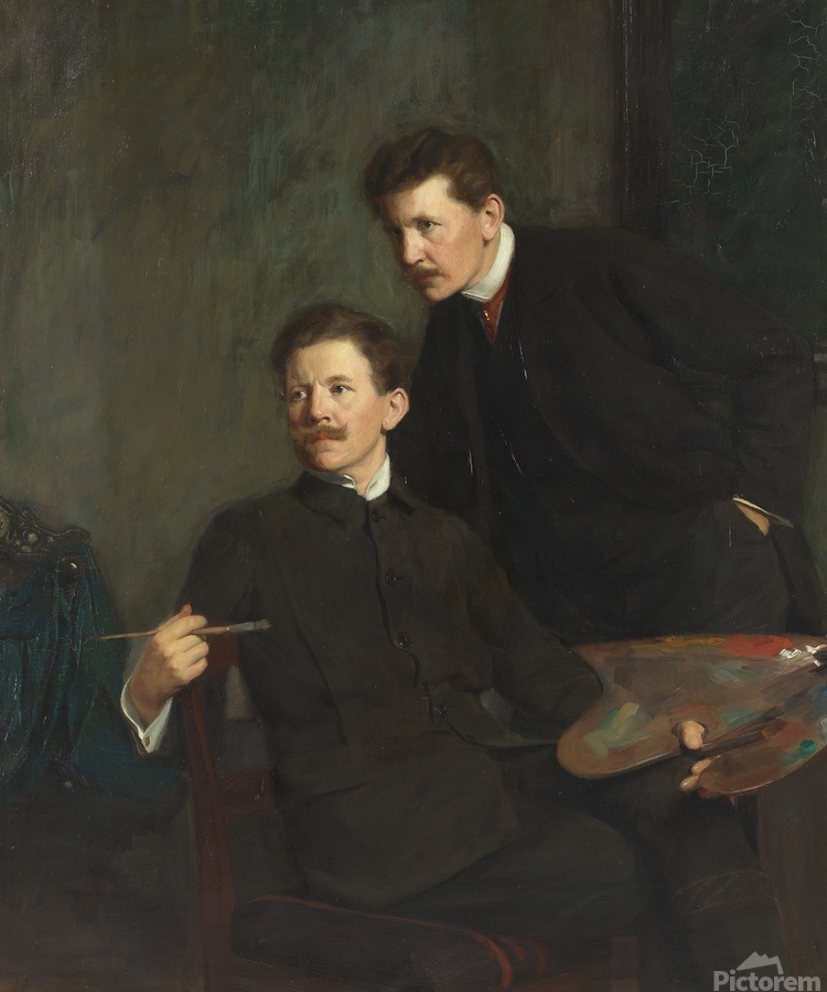 Double Portrait of the Brothers Bernhard and Emil Österman [1904] by ...