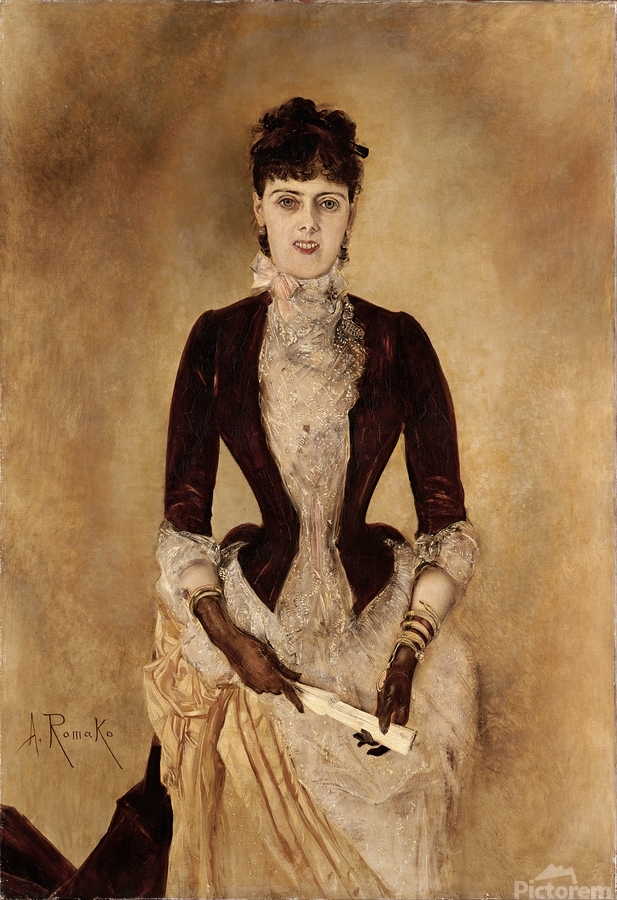 Portrait Of Isabella Reisser [1885] by Anton Romako [1832–1889] by ...