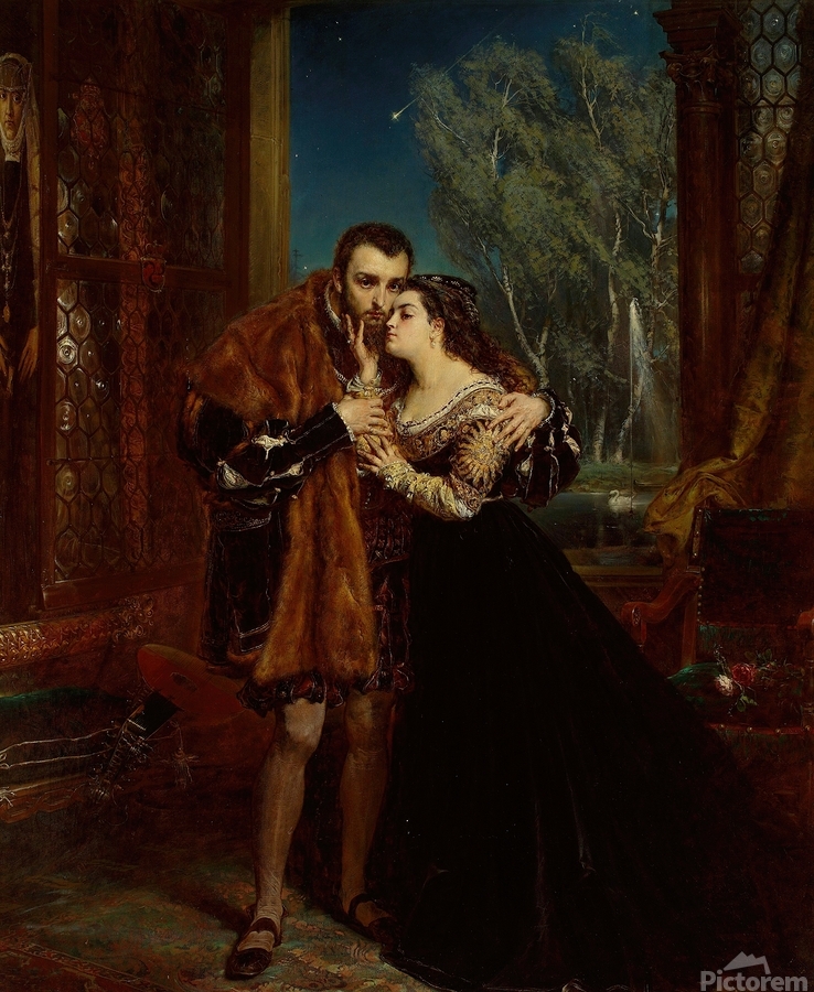 Sigismund Augustus with Barbara at the Radziwill Court in Vilnius [1867 ...