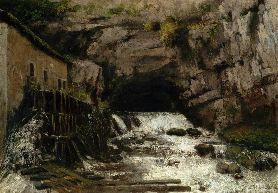 The Source of the Loue [1864] by Gustave Courbet [1819–1877] by ...