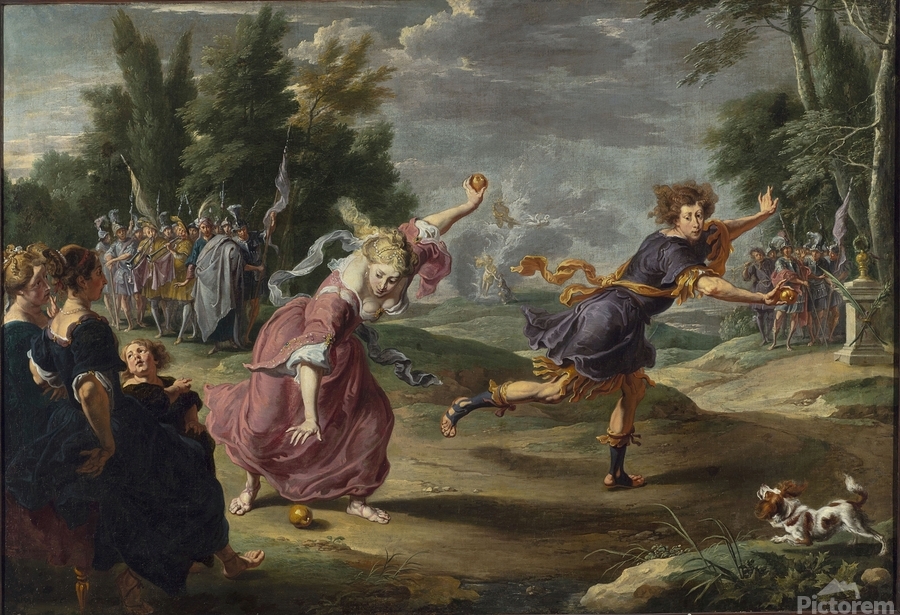 Atalanta and Hippomenes [Ovid. Metamorphoses. X. 560–707] [1632] by ...