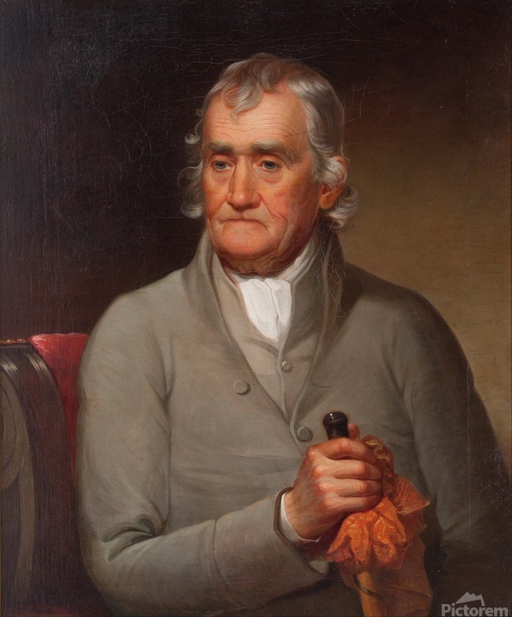 Abraham Freeman by Jacob Eichholtz [1776–1842] by MyCozyFineArt Wall Art