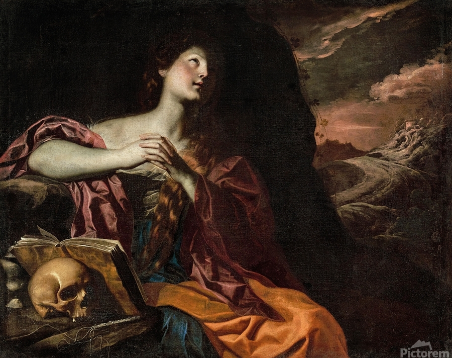 The Penitent Magdalene [17th Century] by Neapolitan School [16th–20th Century] by MyCozyFineArt ...