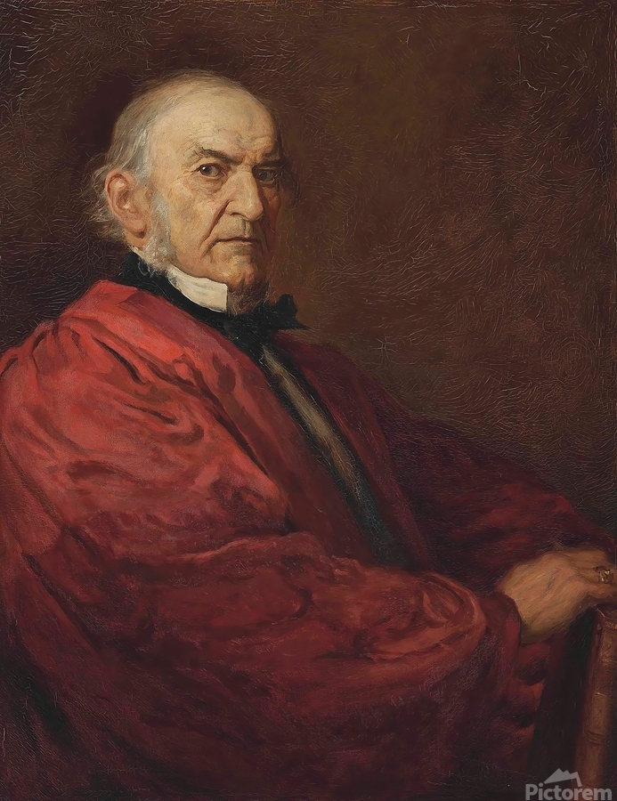 Portrait of William Ewart Gladstone [1809–1898] by C.H. Thompson ...