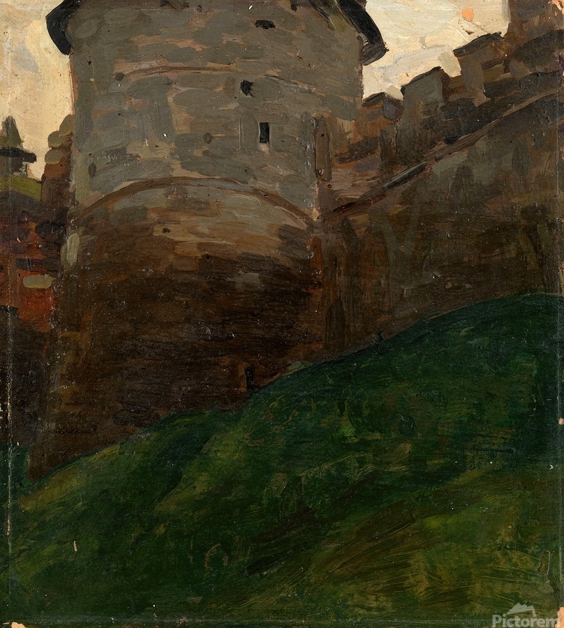 The Kremlin Tower of Nizhny Novgorod [1903] by Nicholas Roerich [1874 ...