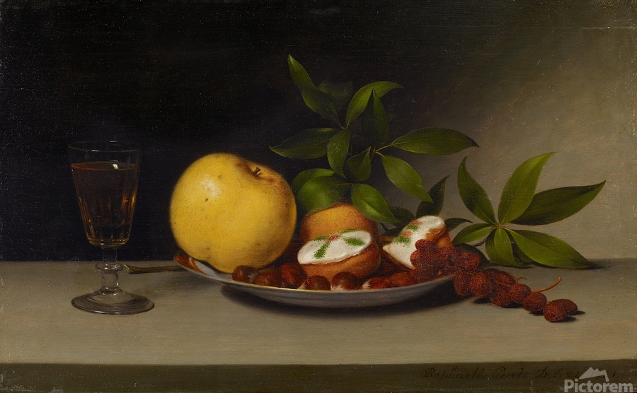 Still Life with Fruit. Cakes and Wine [1821] by Raphaelle Peale [1774 ...