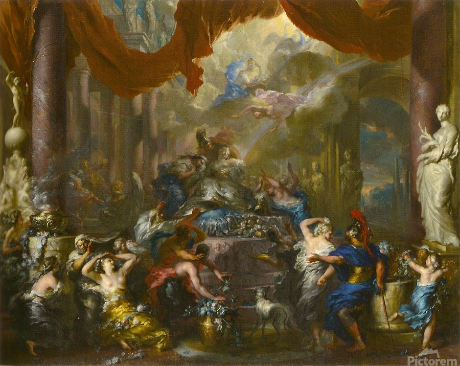 The Death of the Dido [18th century] by Ottmar Elliger the Younger [1666–1735] by MyCozyFineArt ...