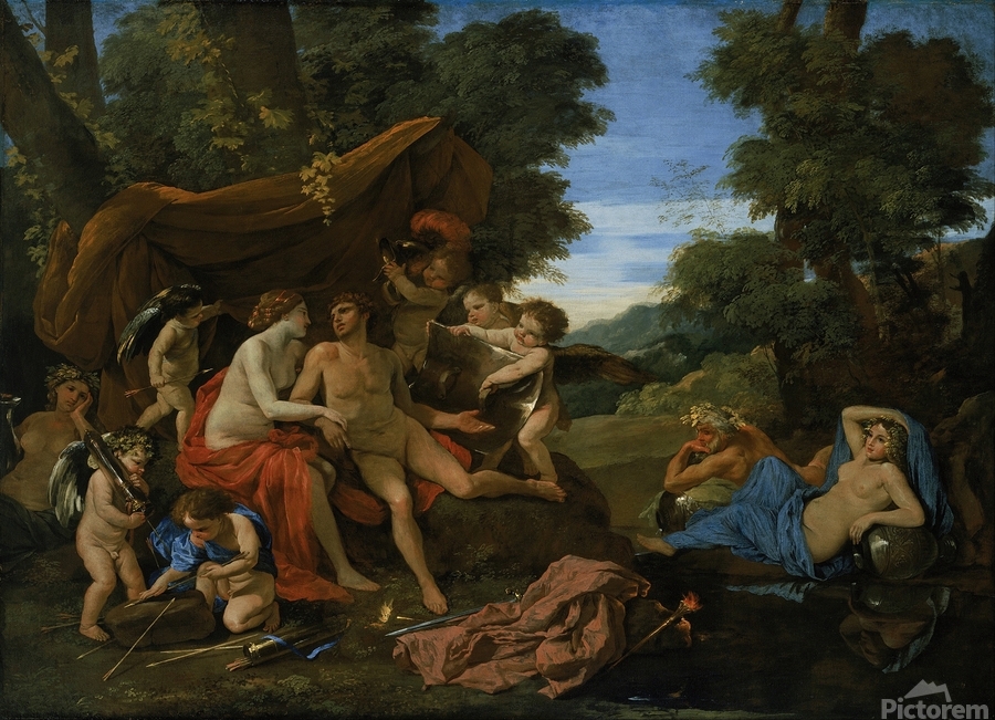 Mars and Venus [circa 1630] by Nicolas Poussin [1594–1665] by ...