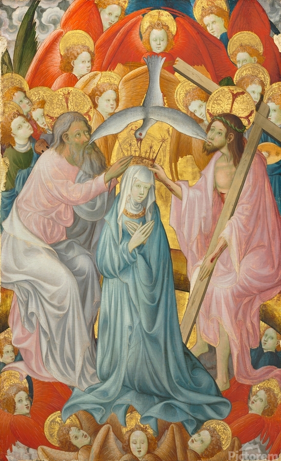 The Coronation of the Virgin with the Trinity [c. 1400] by Master of ...