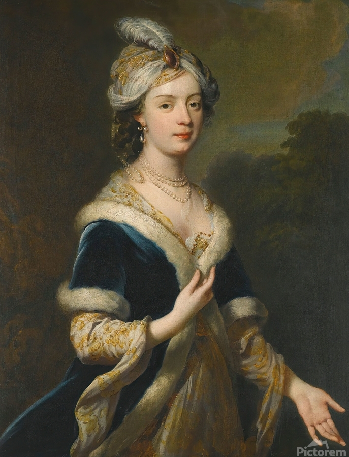 Portrait Of Lady Elizabeth Howard [1701–1739] by George Knapton [1698 ...
