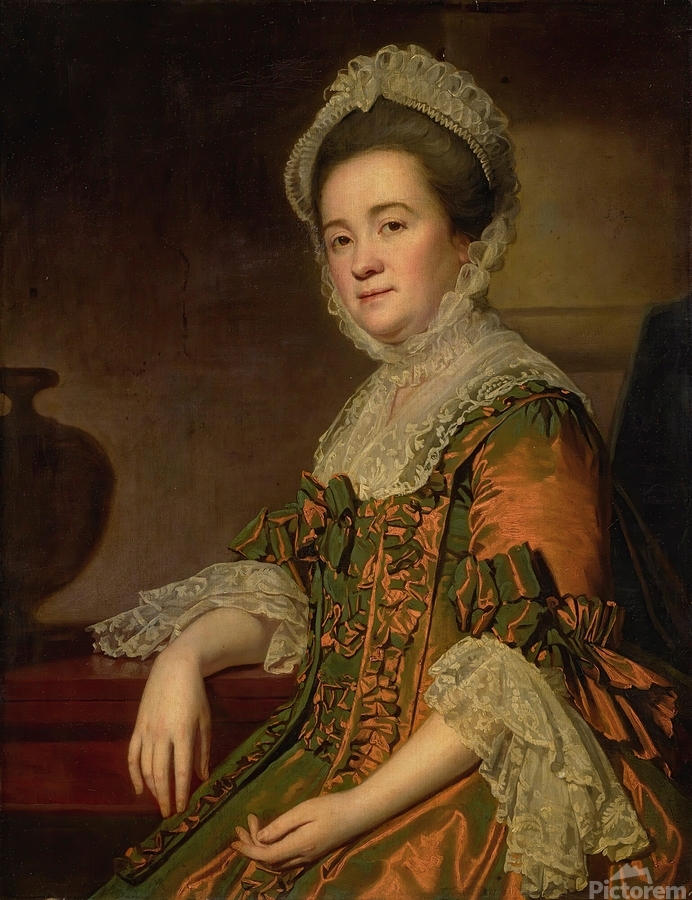 Portrait Of Mrs. Dawes by George Romney [1734–1802] by MyCozyFineArt ...