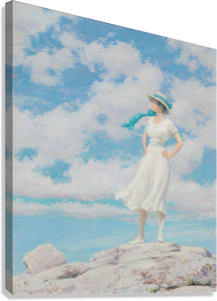 Summy Sky [On the Summit] [circa 1918] by Charles Courtney Curran [1861 ...