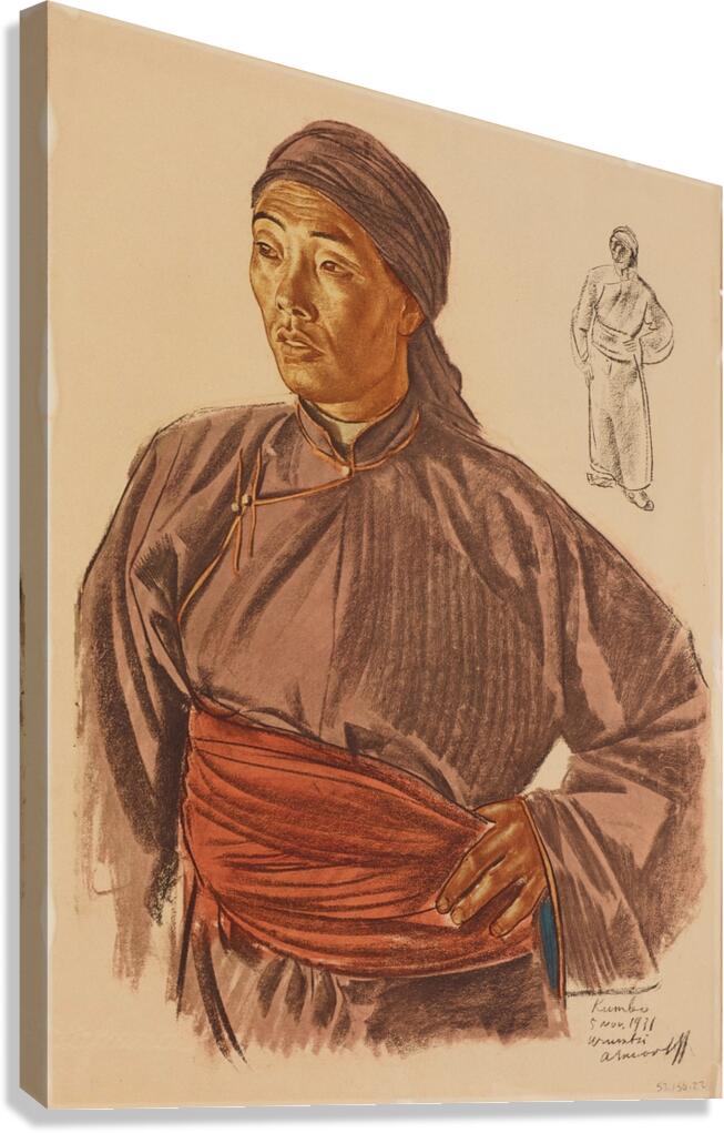 Notre Guide Kumbo [Our Guide Kumbo] [1931] by Alexandre Jacovleff [1887 ...