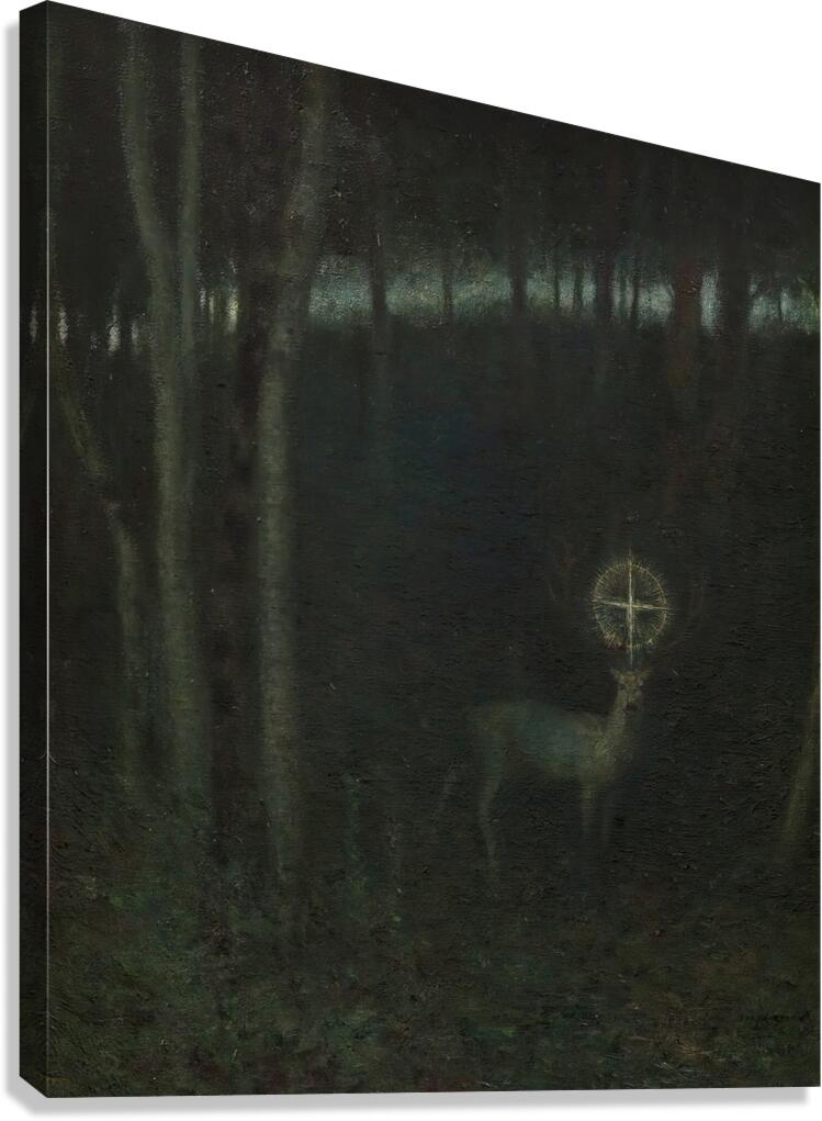 The Vision of Saint Hubert [1890] by Franz von Stuck [1863–1928] by ...