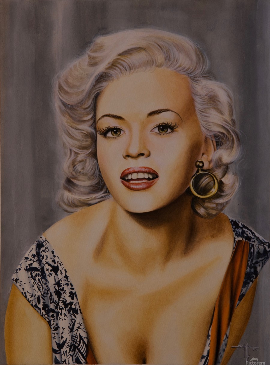 Jayne Mansfield by Larry Schultz Wall Art