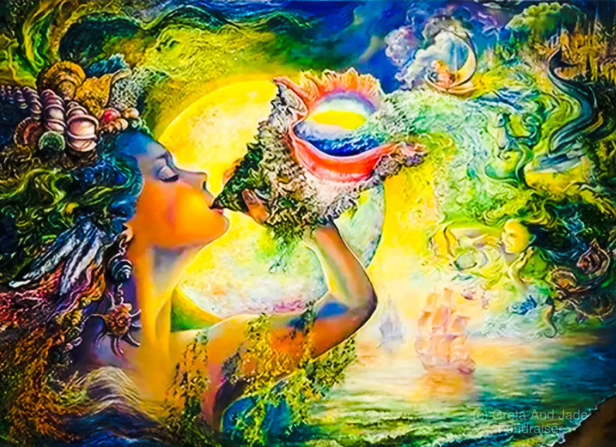 Sea Maiden by Greta And Jade Fundraiser Wall Art