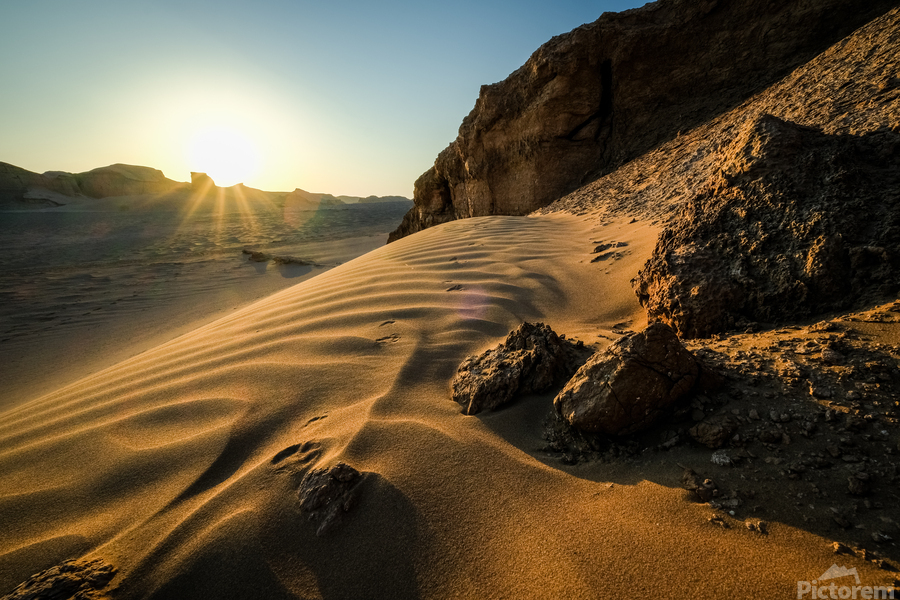 Iranian desert by Pics of Asia Wall Art