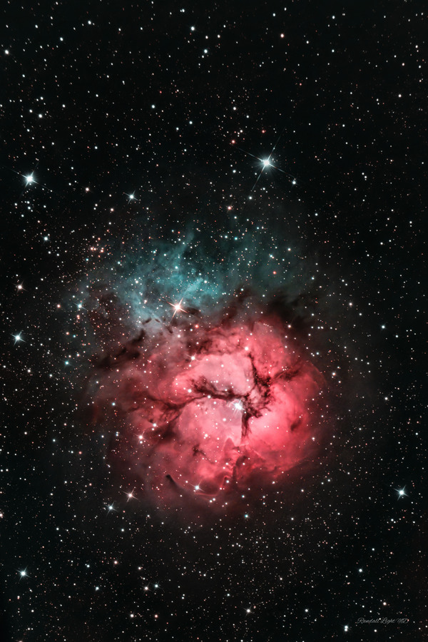 Trifid Nebula by Randall Light MD Wall Art