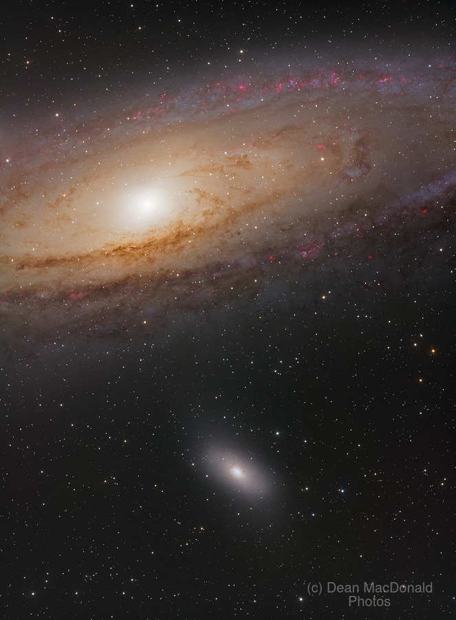 David and Goliath — M110 and the Andromeda Galaxy by Dean MacDonald ...