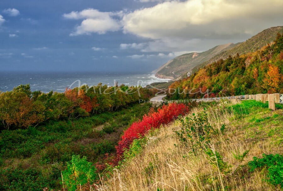 Cabot Trail Colors by Michel Soucy Wall Art
