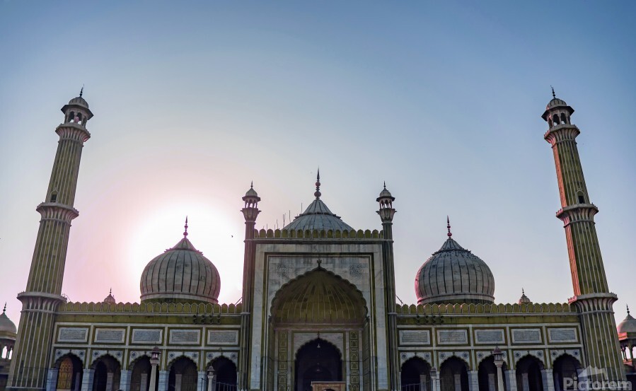 Amazing Mosques around the world 069 Infrared Purple by ASAR STUDIOS Wall Art