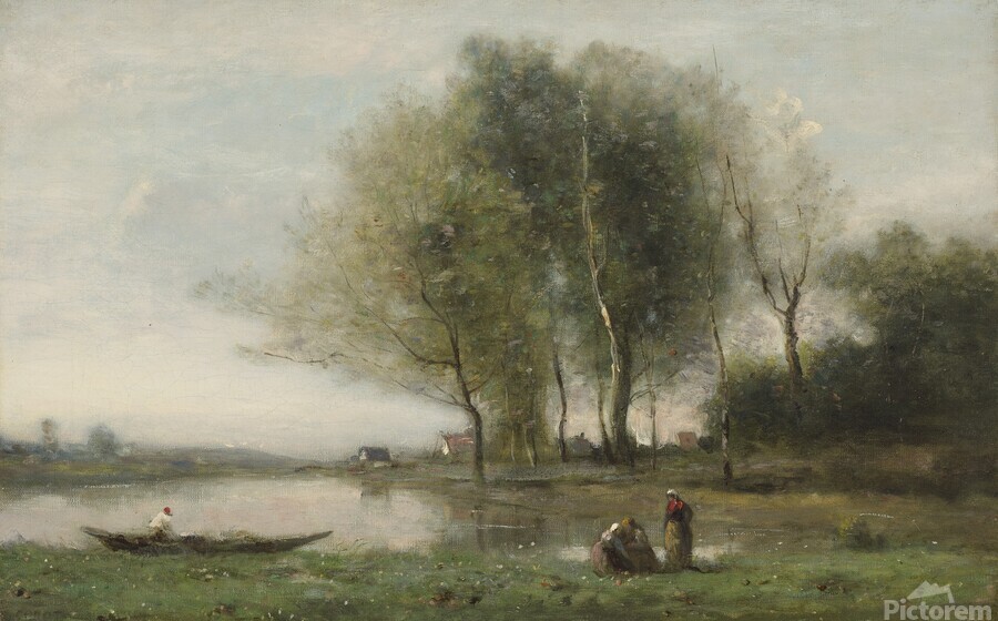 JEAN BAPTISTE CAMILLE COROT FRENCH 1796 1875 AND by ASAR STUDIOS Wall Art