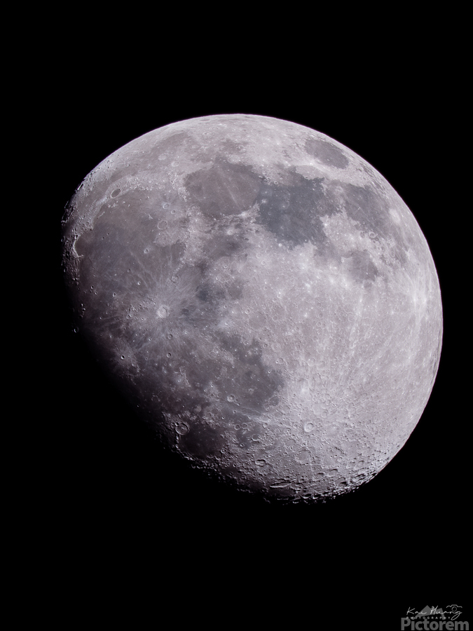 Moon - vertical by Kai Huang Wall Art