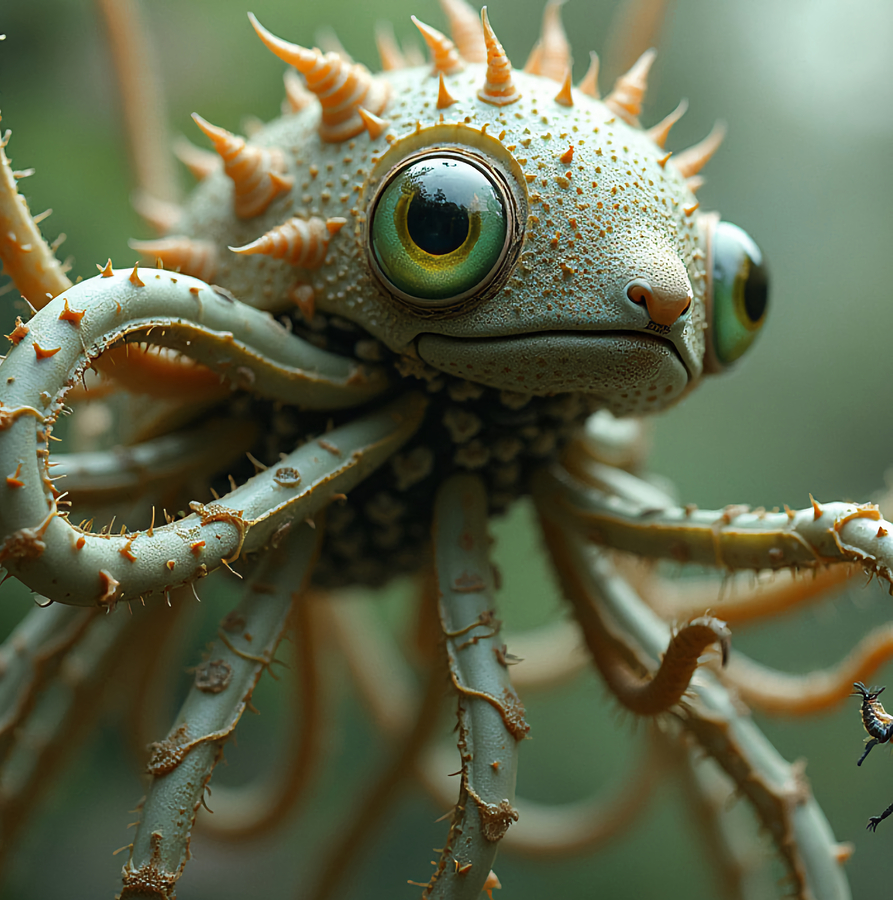 spider lizard portfolio by Shea Michaels Wall Art