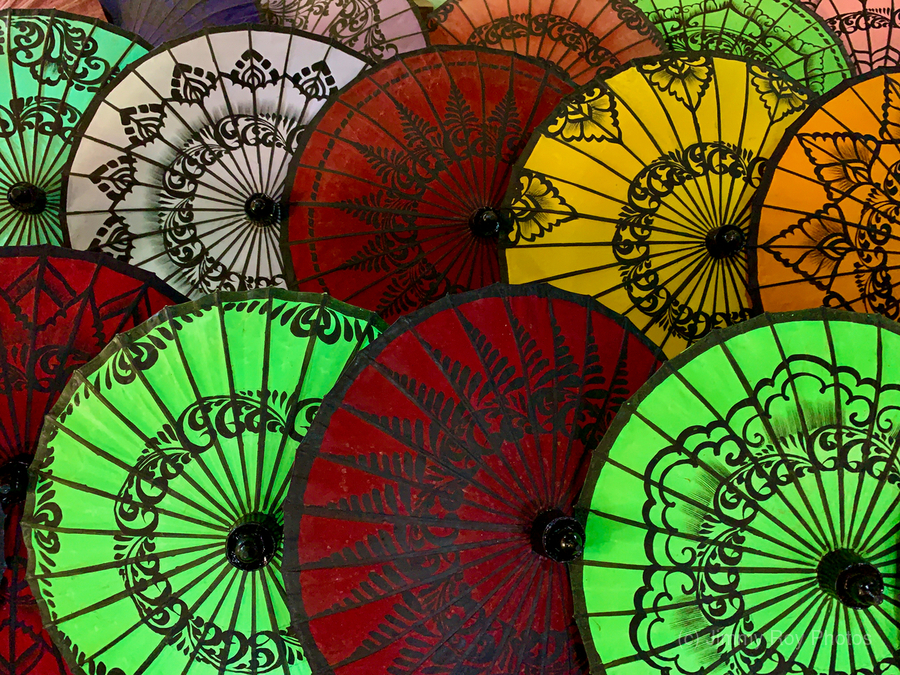 Colorful Umbrellas by Jimmy Roy Photos Wall Art