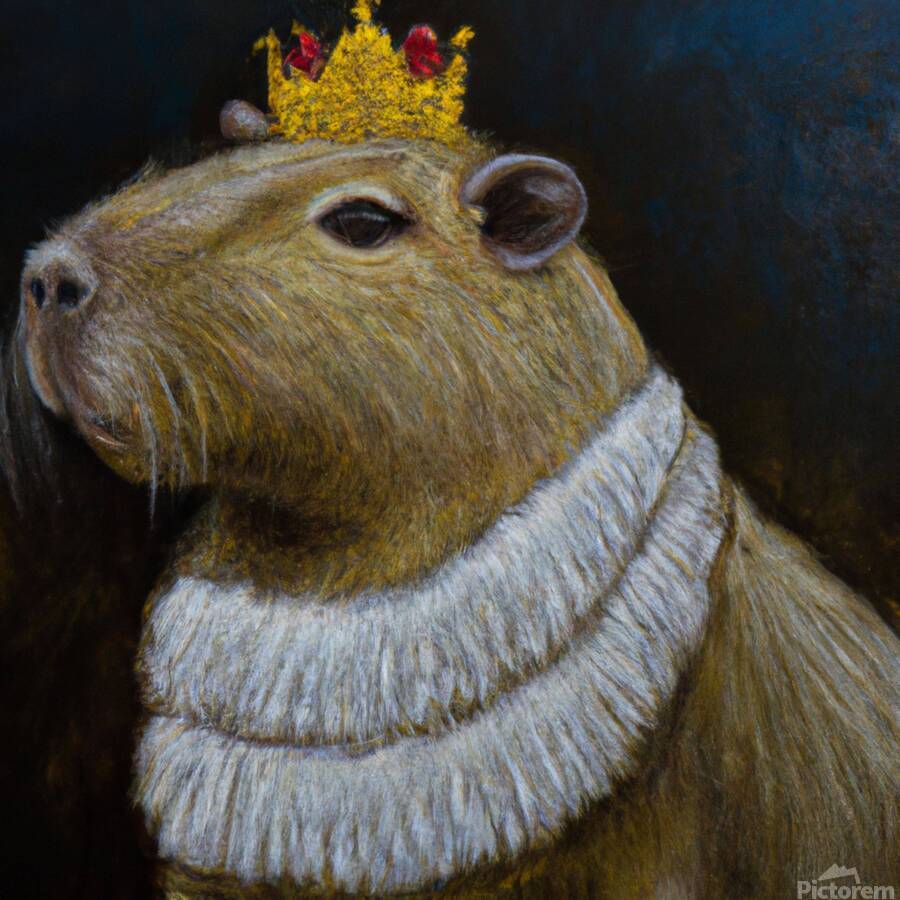 Capybara by Arison Wall Art