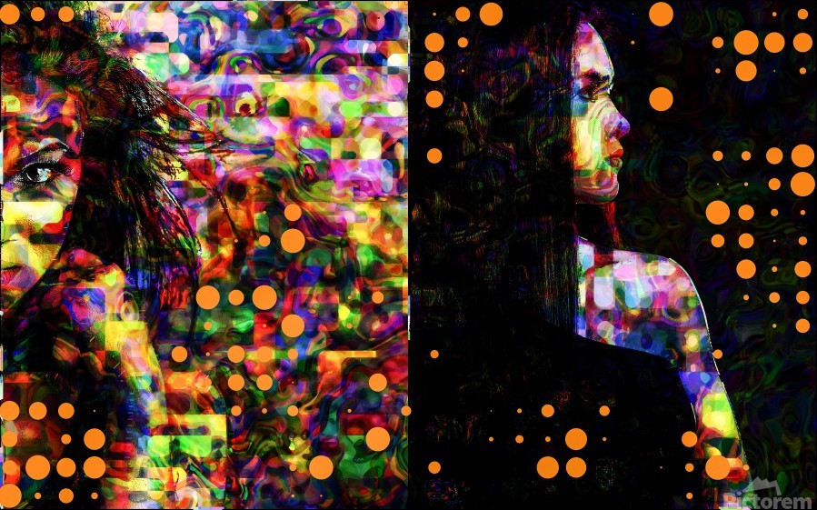 Gaya girls by Jean-Francois Dupuis Wall Art