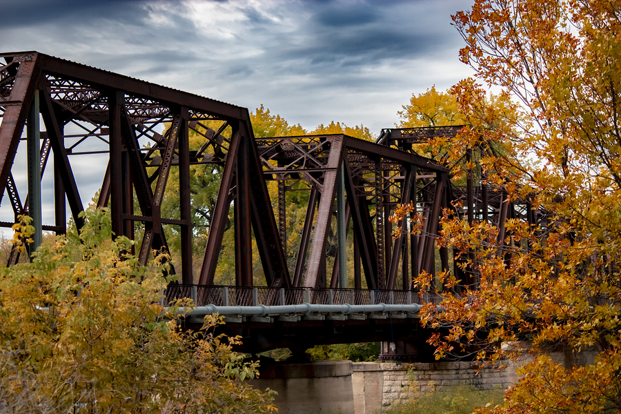 Emerson Train Bridge by Marc Gilbert Photography Wall Art