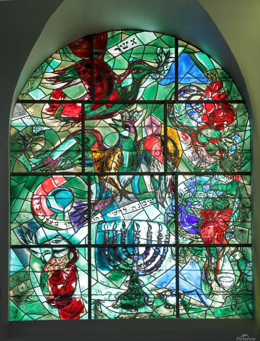 Chagall Final Green Color by Eliot Scher Wall Art