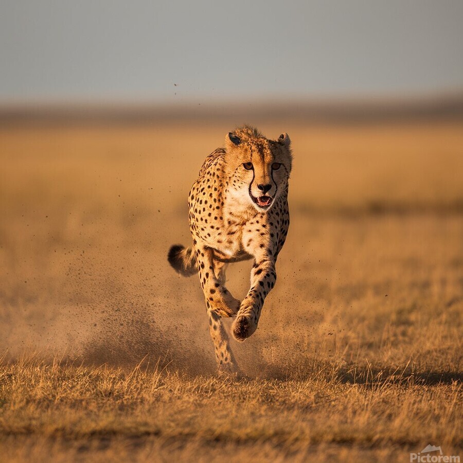leopard fast running