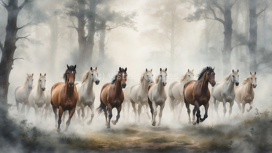 Galloping Through Waves | Visual Sketches | Art Portfolio by ...