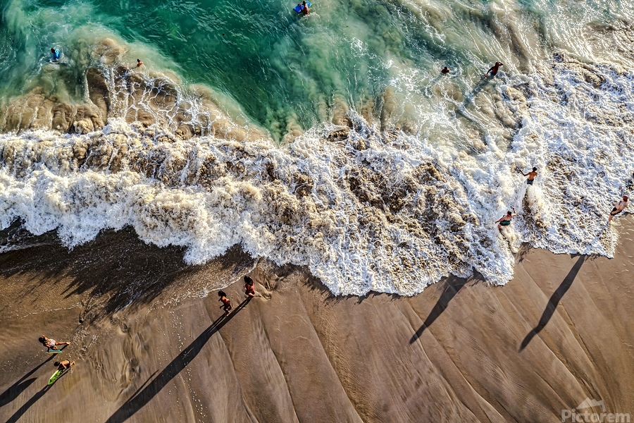 Eternal Shorelines Aerial Ocean Waves and Beachscape by Tropical Dreams ...