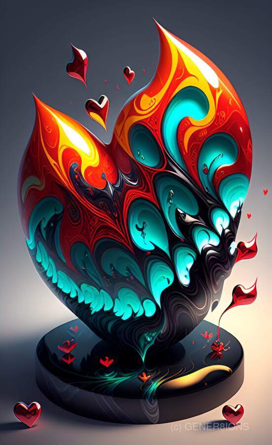 heart on display by GENER8IONS Wall Art