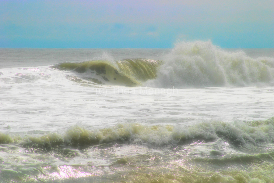 Symphony of Ocean Waves by Thea Menagh Wall Art
