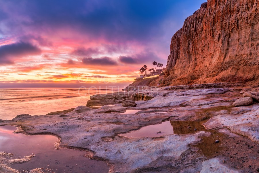 Carlsbad cliffs 1 by Yves COUTURIER Wall Art