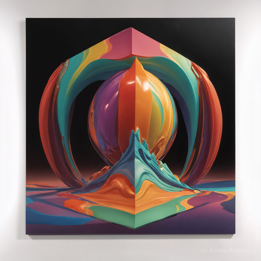 Kinetic World by Aniima Illussiya Wall Art
