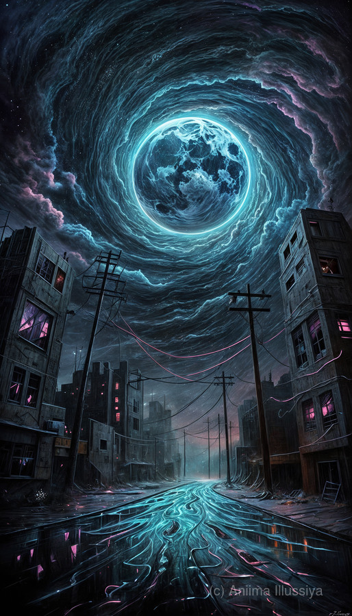 Imaginative Composition by Aniima Illussiya Wall Art