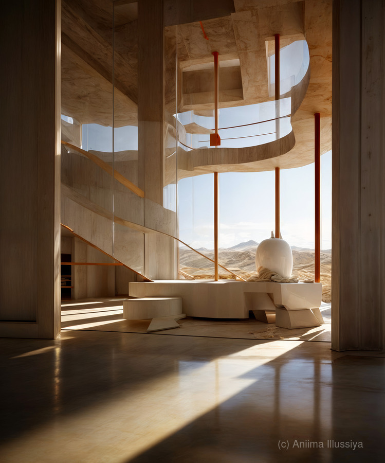 Spherical Structures by Aniima Illussiya Wall Art