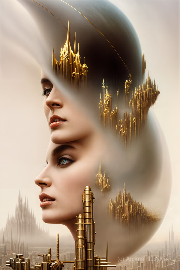 Luminous Lady by Aniima Illussiya Wall Art