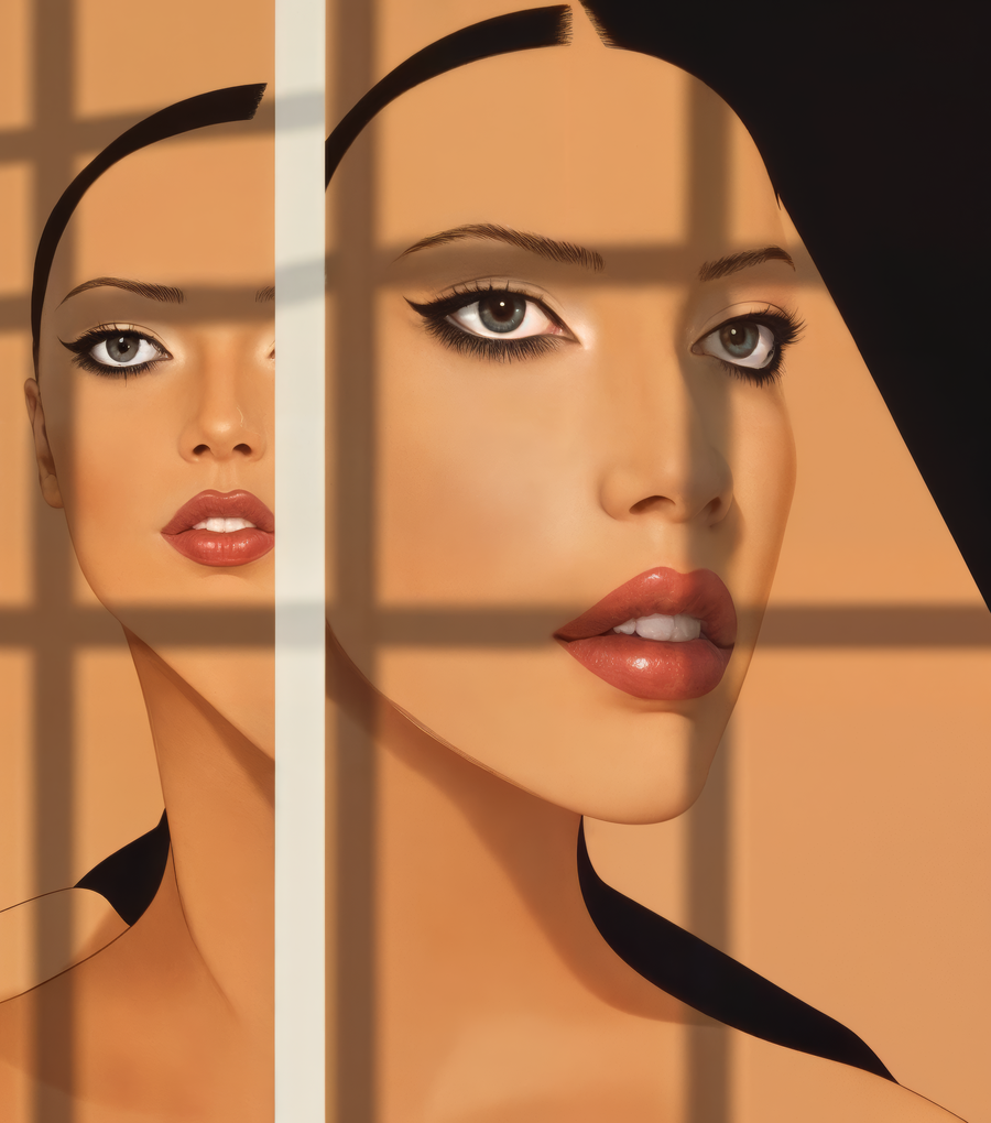 Grid Like Pattern by Aniima Illussiya Wall Art