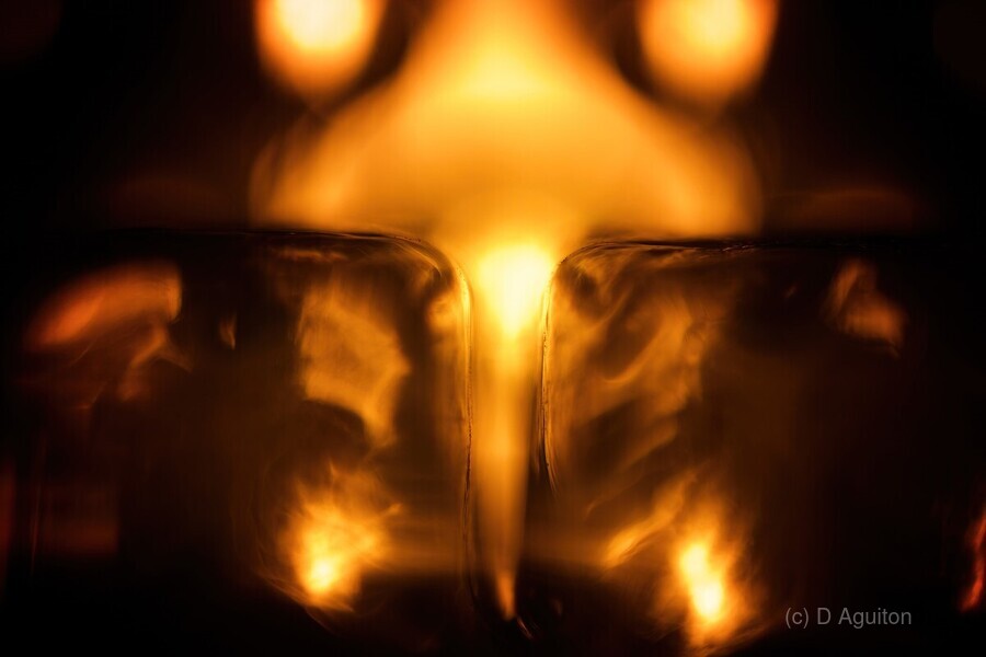 fire mouse by D Aguiton Wall Art