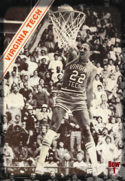 1983 Virginia Tech Basketball Viewfinder Art by Row One Brand Wall Art