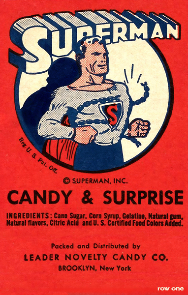 Superman Candy and Surprise by Row One Brand Wall Art