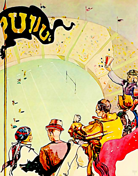 Vintage Ross Ade Stadium Art by Row One Brand Wall Art